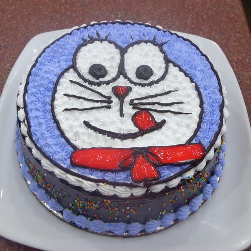 Doraemon Face Cake Delivery in Delhi NCR - ₹899.00 : Cake Express