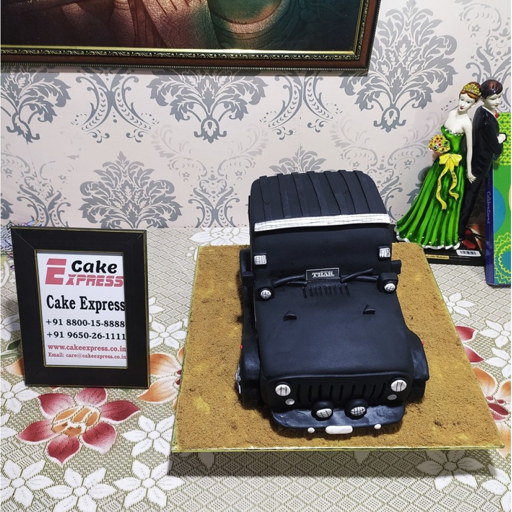 Mahindra Thar Fondant Cake Delivery in Delhi NCR - ₹5,999.00 : Cake Express