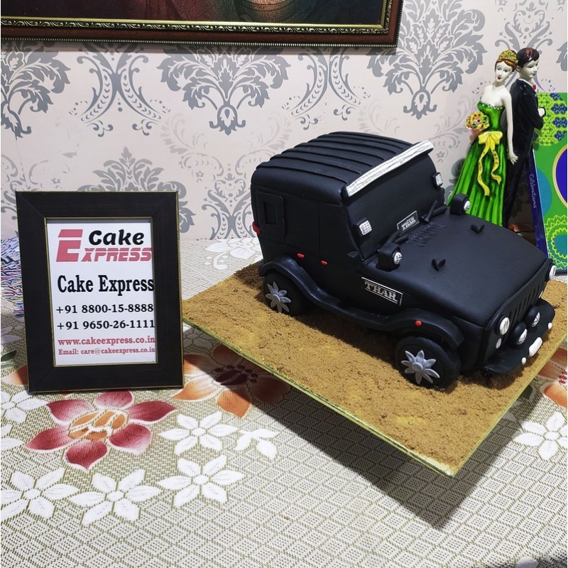 Mahindra Thar Fondant Cake Delivery in Delhi NCR - ₹5,999.00 : Cake Express