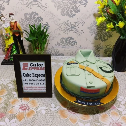 Celebrate Bravery with the Indian Police Birthday Cake by Cake Express ...